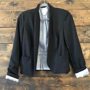 Kenar Jackets & Coats | Gold Lurextan Herringbone Linen Blazer | Poshmark